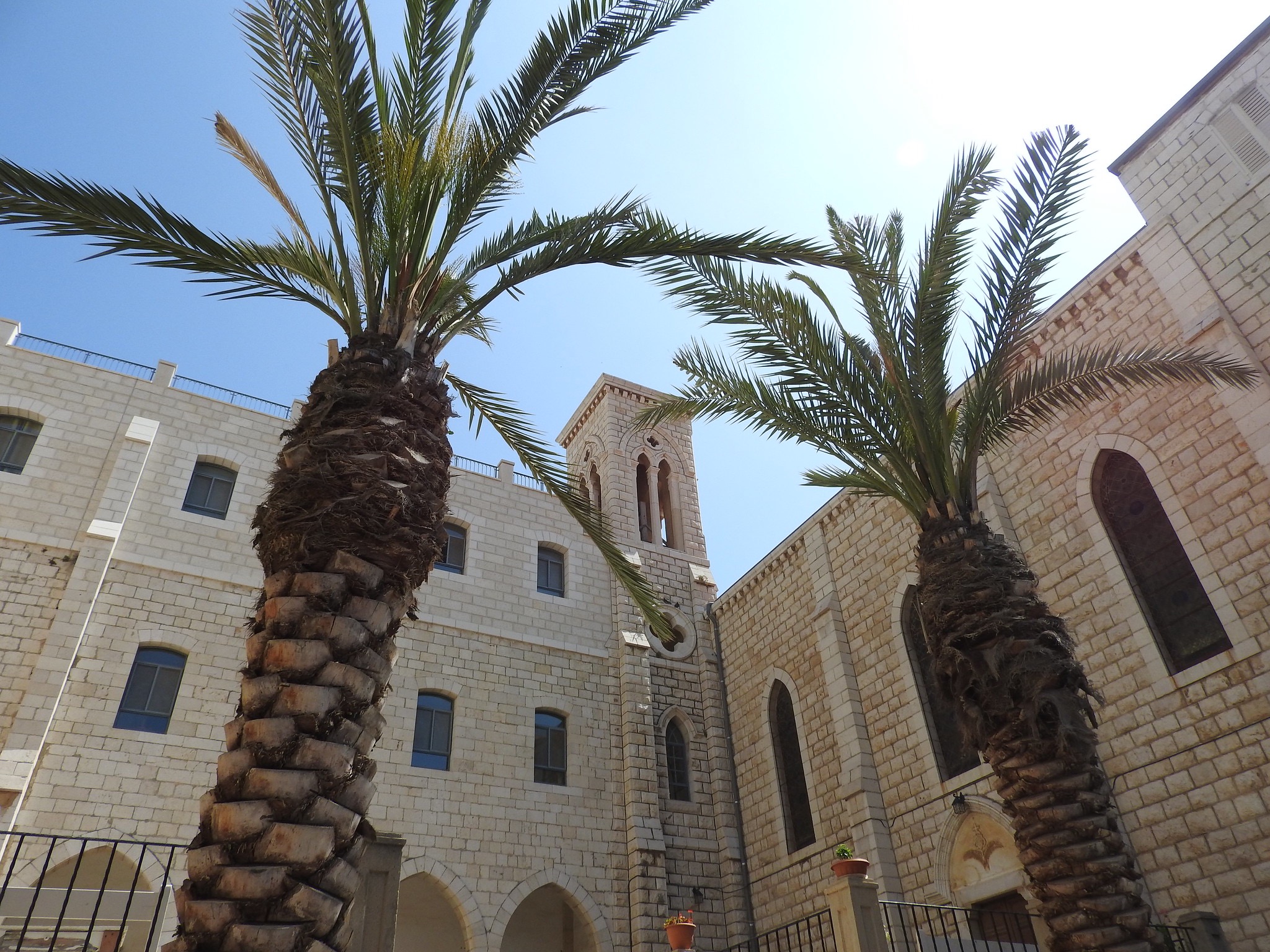 Bell tower above chapel at Sisters of Nazareth convent (© Gregory Jenks ...