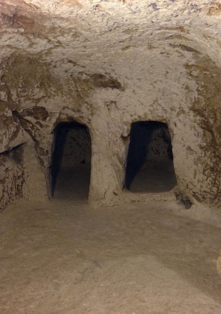 Kokhim tombs inside the venerated cave (© Gregory Jenks) « See The Holy ...