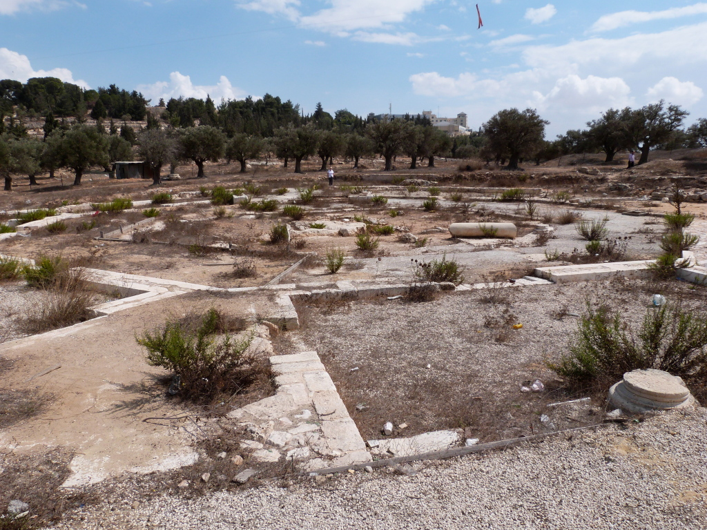 Remains of concentric church at Kathisma (Seetheholyland.net) « See The ...