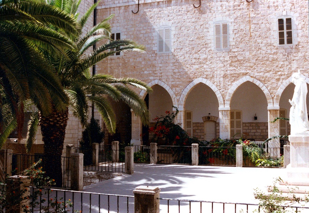 Sisters of Nazareth convent, whose courtyard covers an underground ...