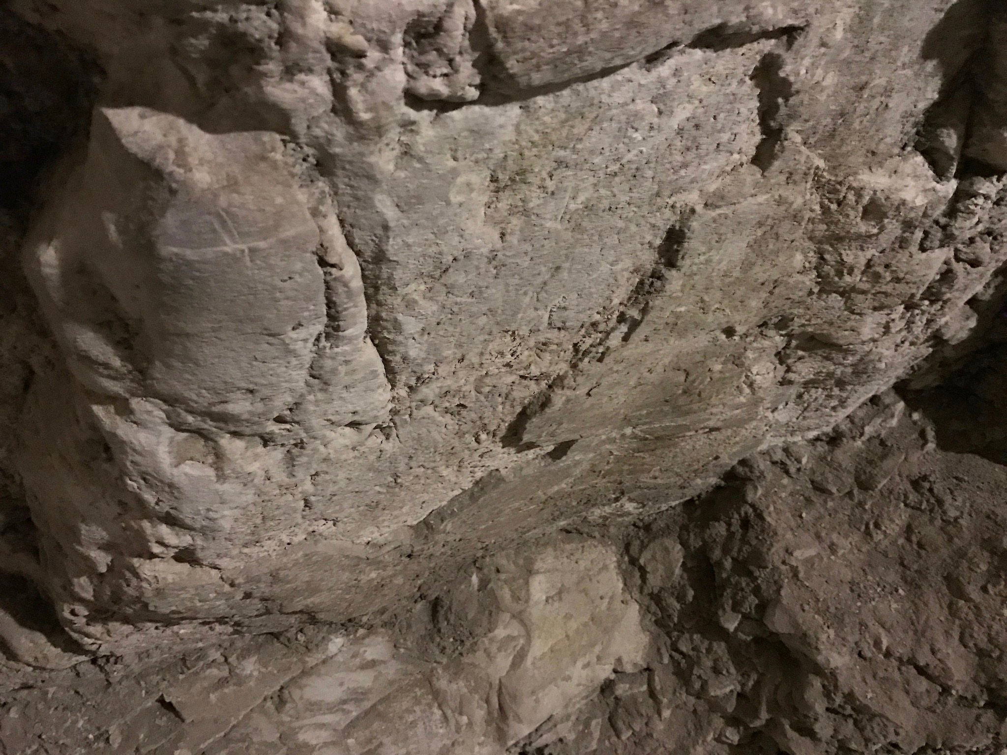 Surviving plaster on wall of main ritual cave (© Gregory Jenks) « See ...